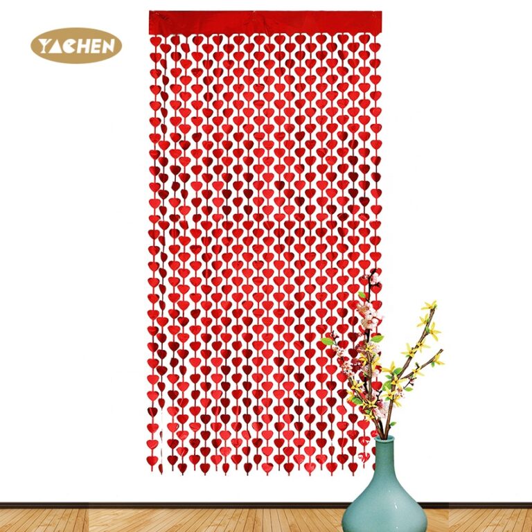 Square Foil Party Curtain YC1PDC020 - YACHEN Party Supplies