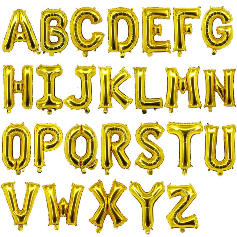 Foil Birthday Letter Balloon YC2FB025 - YACHEN Party Supplies